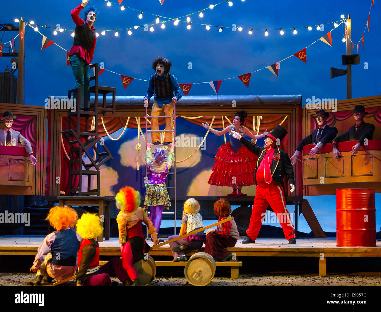 Leeds, UK. 16th Oct, 2014. Opera North performing ‘The Bartered Bride ...