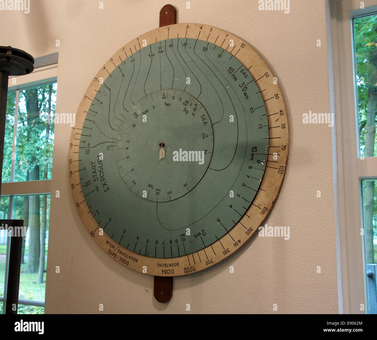 A disc used for radiation measurements, shown in photo 12. This device ...