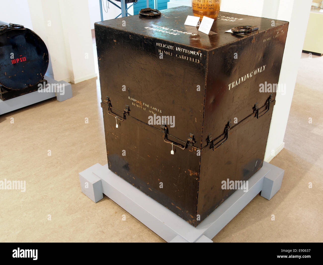 A training box used for educational purposes, shown in a photo ...