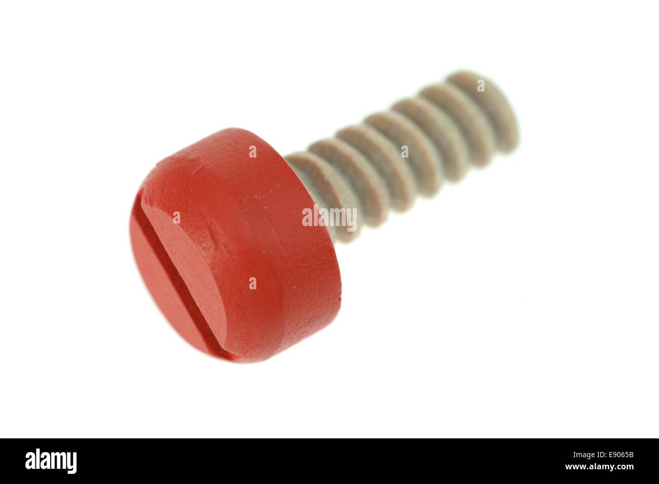 A close up shot of a wooden screw Stock Photo - Alamy