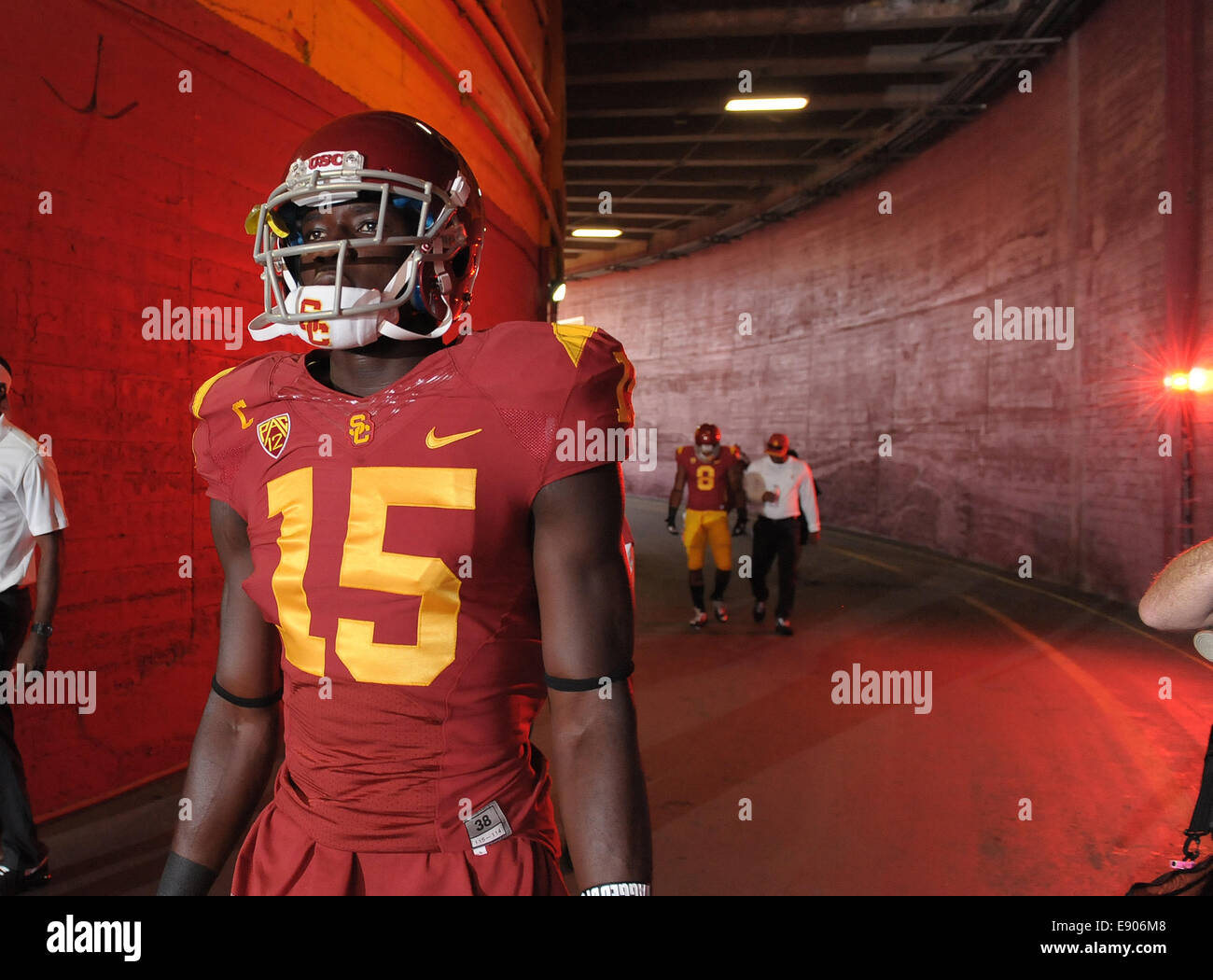 August 30, 2014, Los Angeles, CA...USC Trojans wide receiver (15 ...