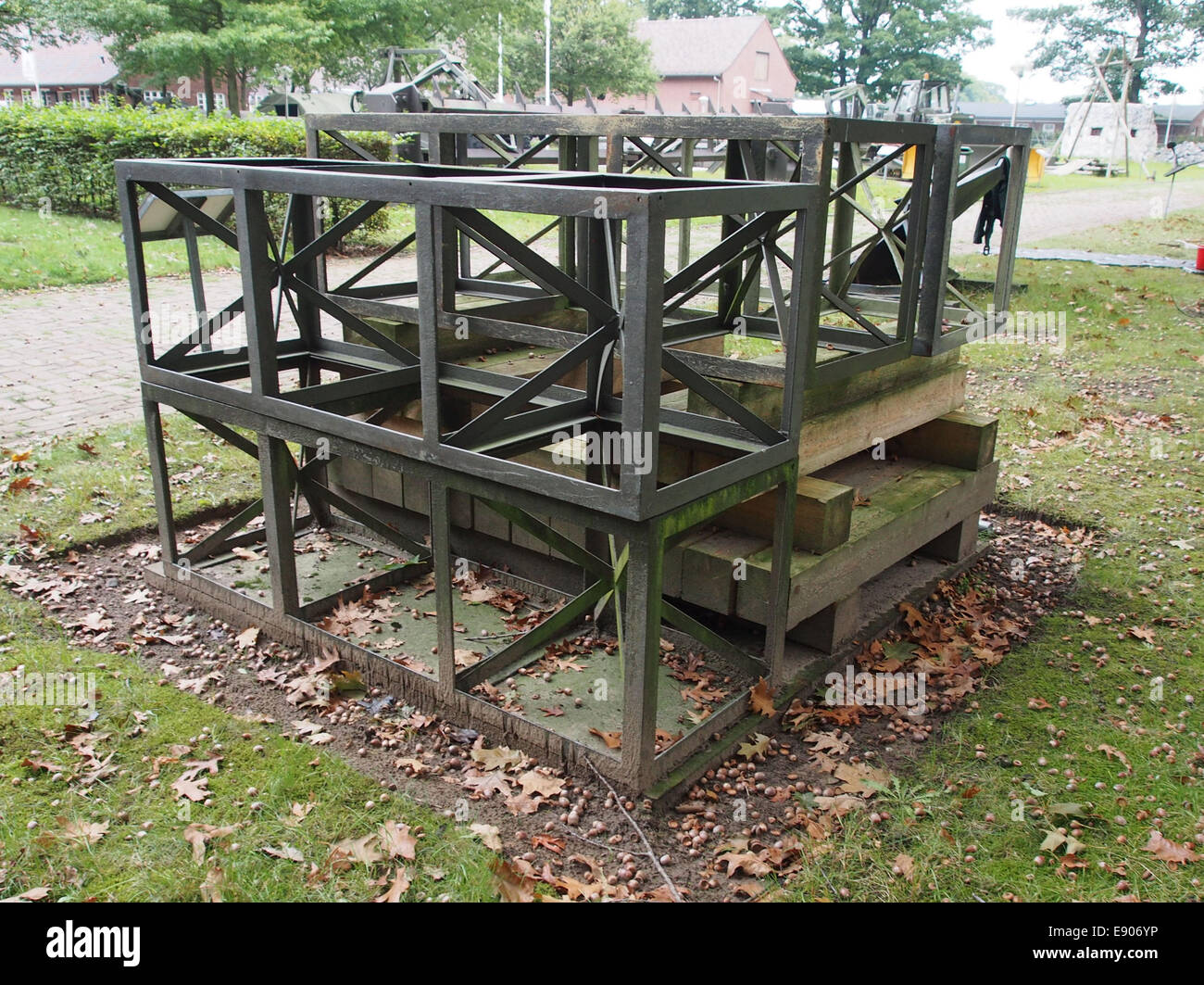 A 1946 stack body (Stapellichaam) on display at the Geniemuseum in ...