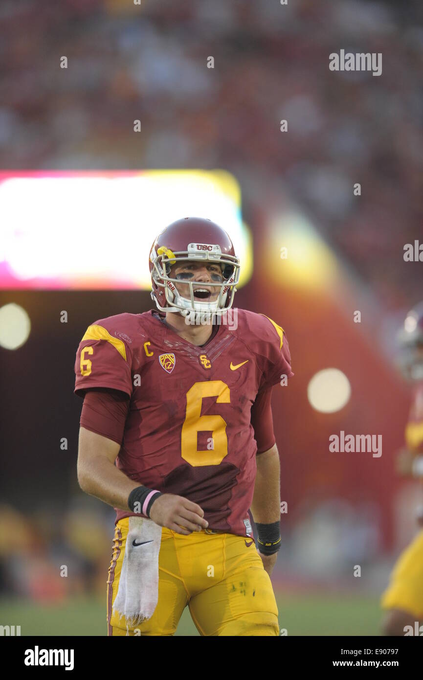 August 30, 2014, Los Angeles, CA...USC Trojans quarterback (6) Cody ...