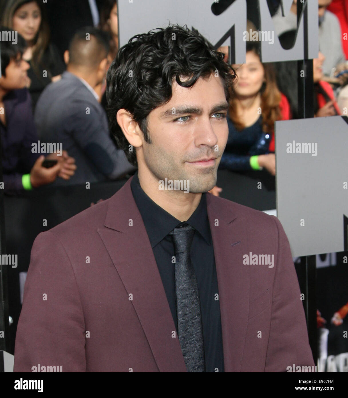 MTV Movie Awards 2014 Arrivals held at Nokia Theatre L.A. Live! Featuring: Adrian Grenier Where ...