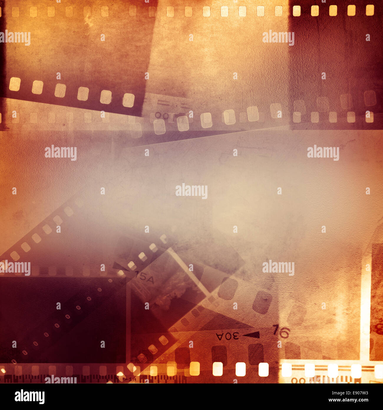 Film negative frames, film strips border Stock Photo - Alamy