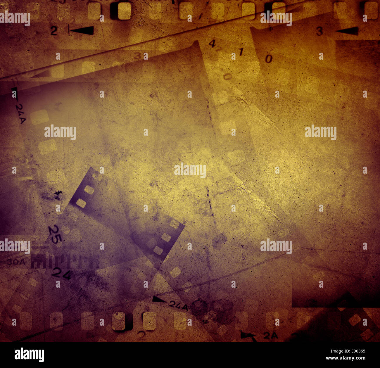 Film negative frames, film strips border Stock Photo - Alamy