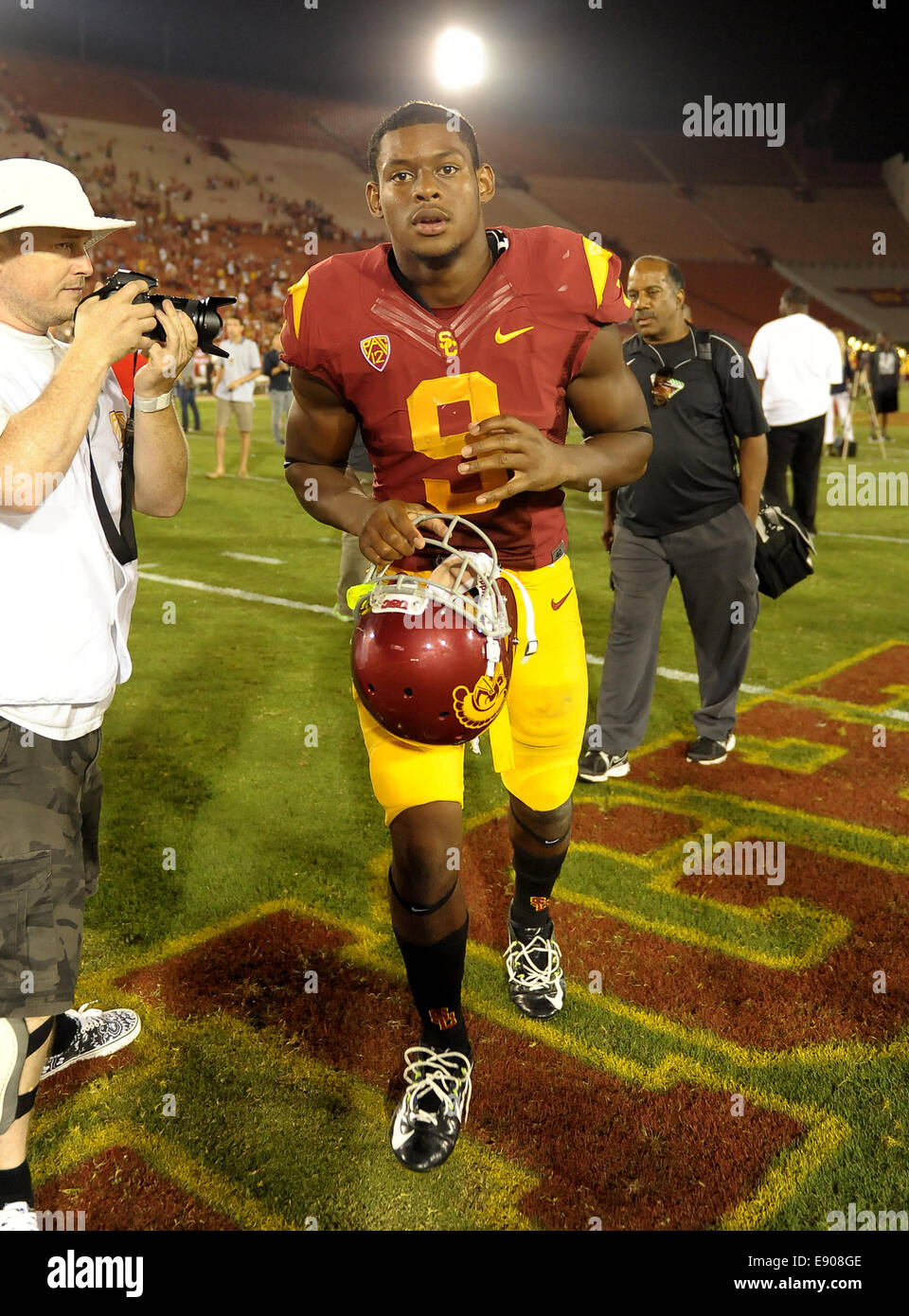 August 30, 2014, Los Angeles, CA. USC Trojans wide receiver (9) JuJu ...