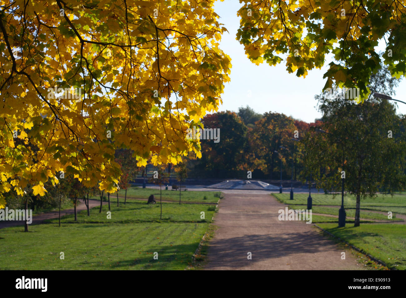 Autumn in Park Stock Photo - Alamy
