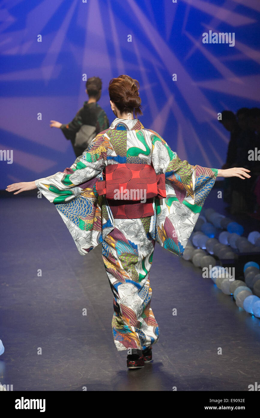 Tokyo, Japan. 16th Oct, 2014. JOTARO SAITO Spring/Summer 2015 - Tokyo ...