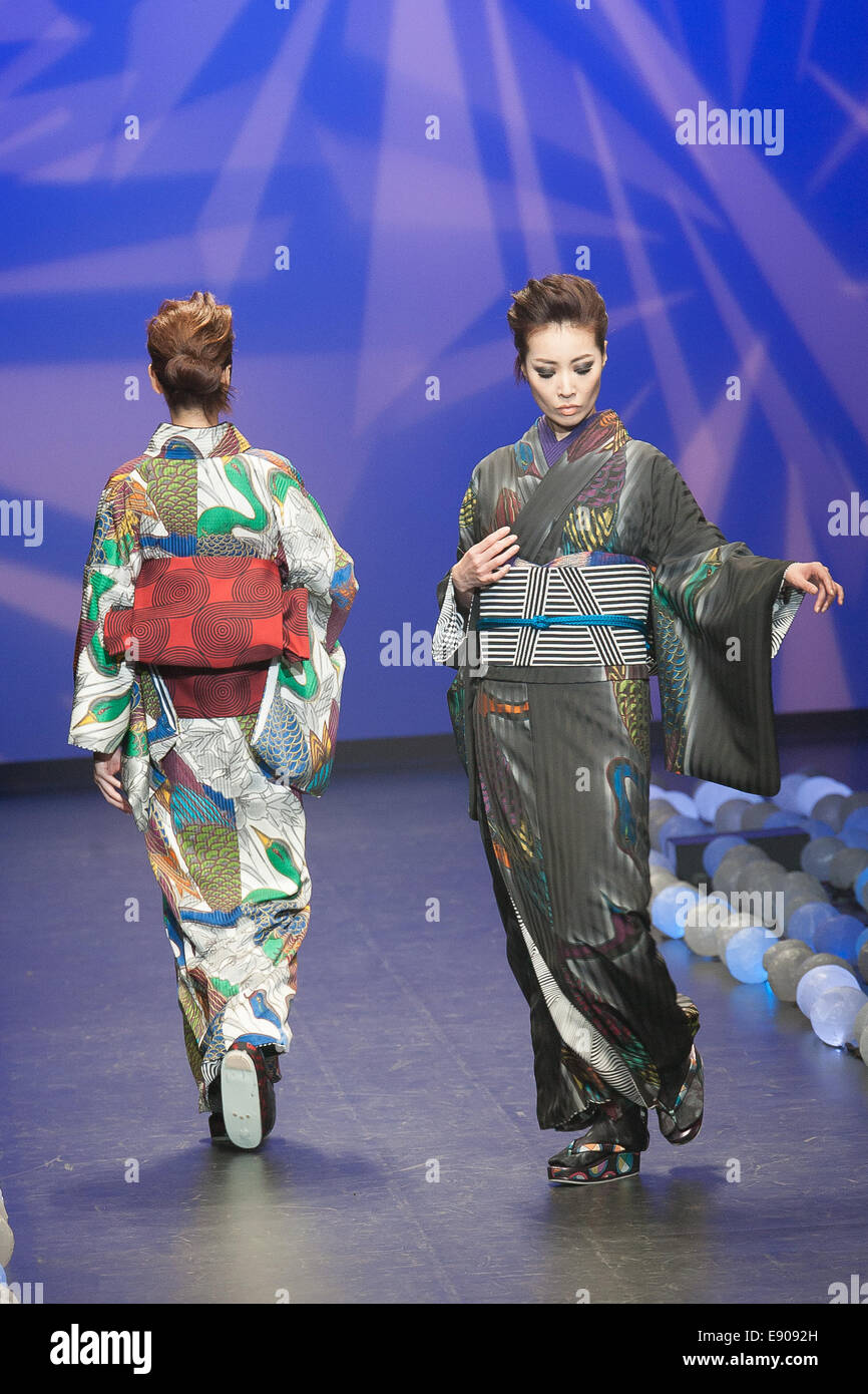 Tokyo, Japan. 16th Oct, 2014. JOTARO SAITO Spring/Summer 2015 - Tokyo ...