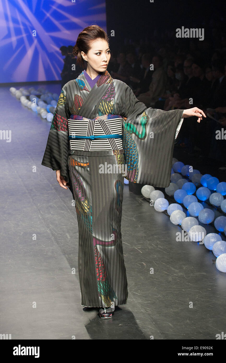 Tokyo, Japan. 16th Oct, 2014. JOTARO SAITO Spring/Summer 2015 - Tokyo ...
