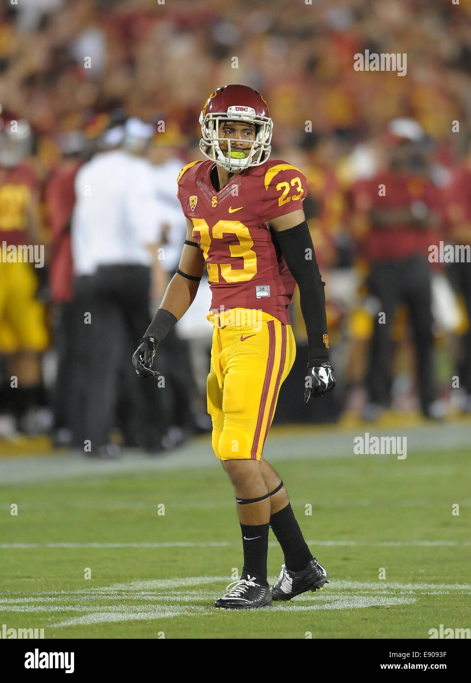 August 30, 2014, Los Angeles, CA...USC Trojans cornerback (23) Jonathan ...
