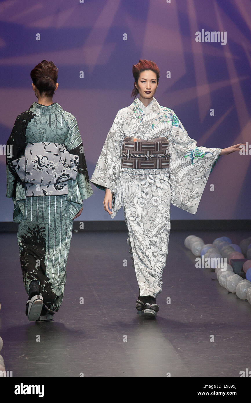 Tokyo, Japan. 16th Oct, 2014. JOTARO SAITO Spring/Summer 2015 - Tokyo ...