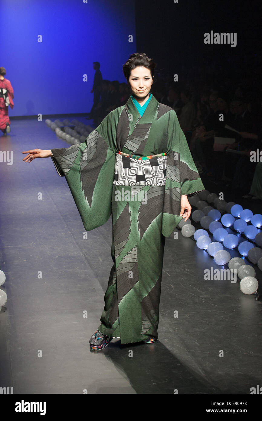 Tokyo, Japan. 16th Oct, 2014. JOTARO SAITO Spring/Summer 2015 - Tokyo ...