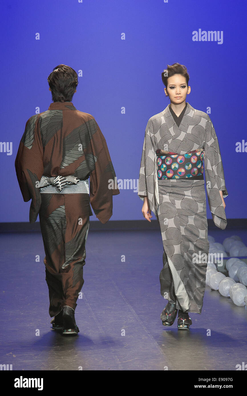Tokyo, Japan. 16th Oct, 2014. JOTARO SAITO Spring/Summer 2015 - Tokyo ...