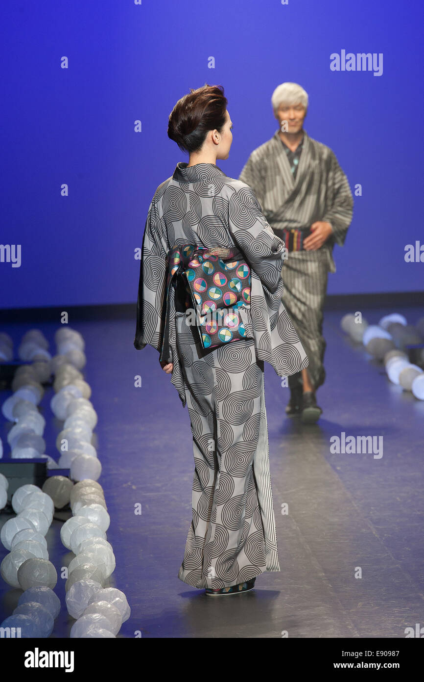 Tokyo, Japan. 16th Oct, 2014. JOTARO SAITO Spring/Summer 2015 - Tokyo ...