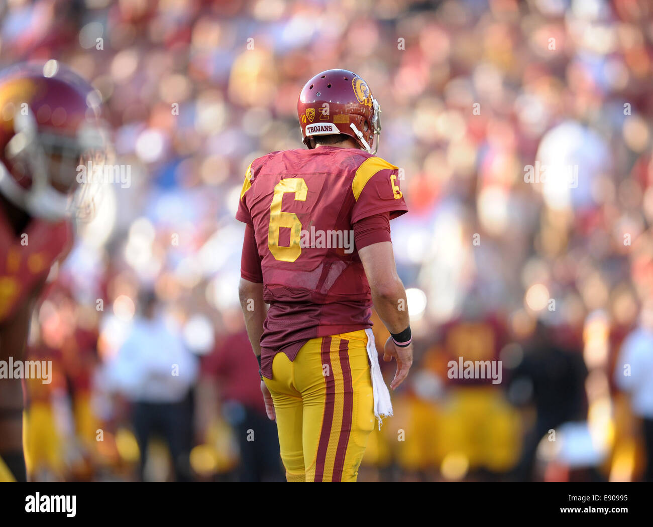August 30, 2014, Los Angeles, CA...USC Trojans quarterback (6) Cody ...