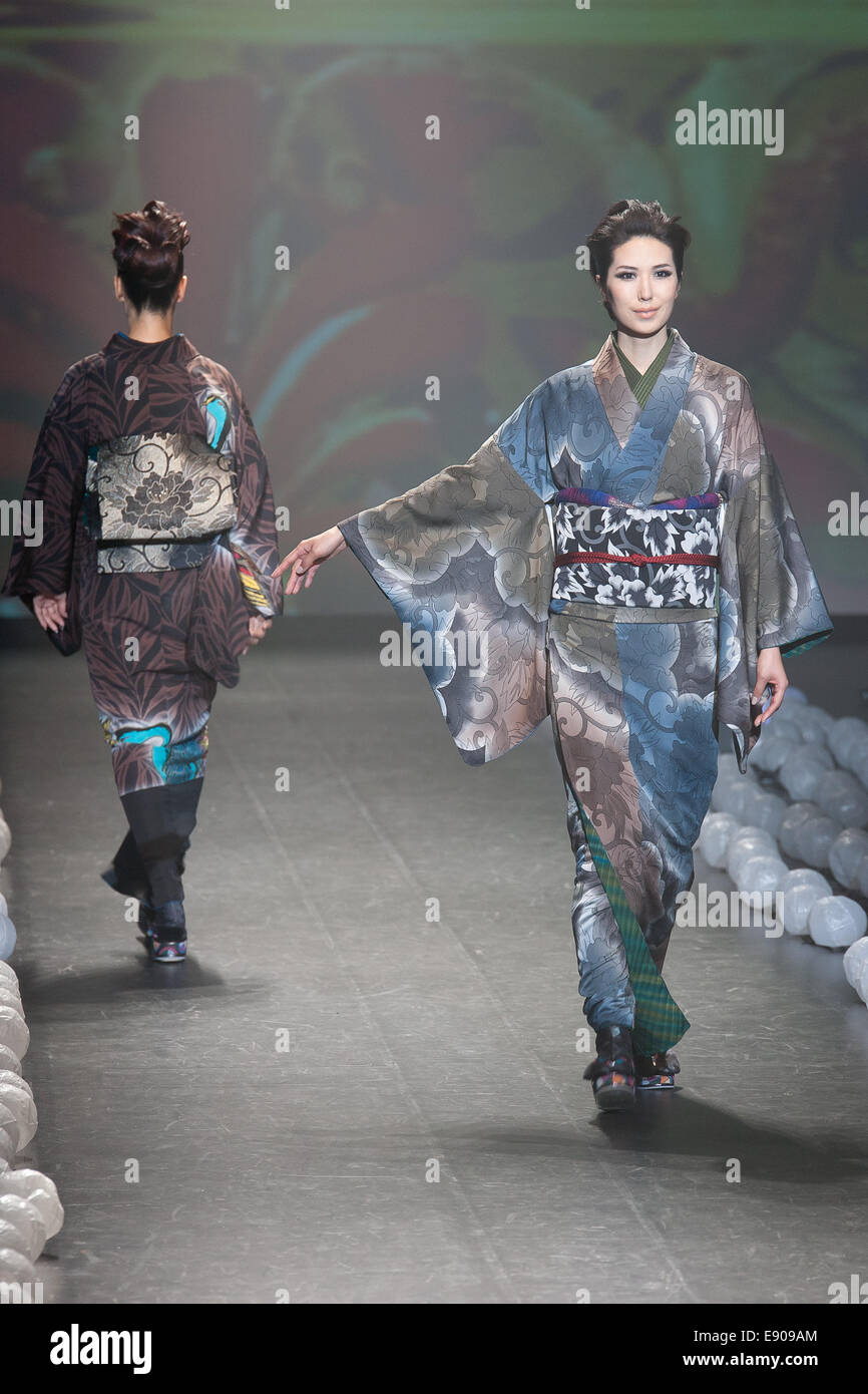 Tokyo, Japan. 16th Oct, 2014. JOTARO SAITO Spring/Summer 2015 - Tokyo ...