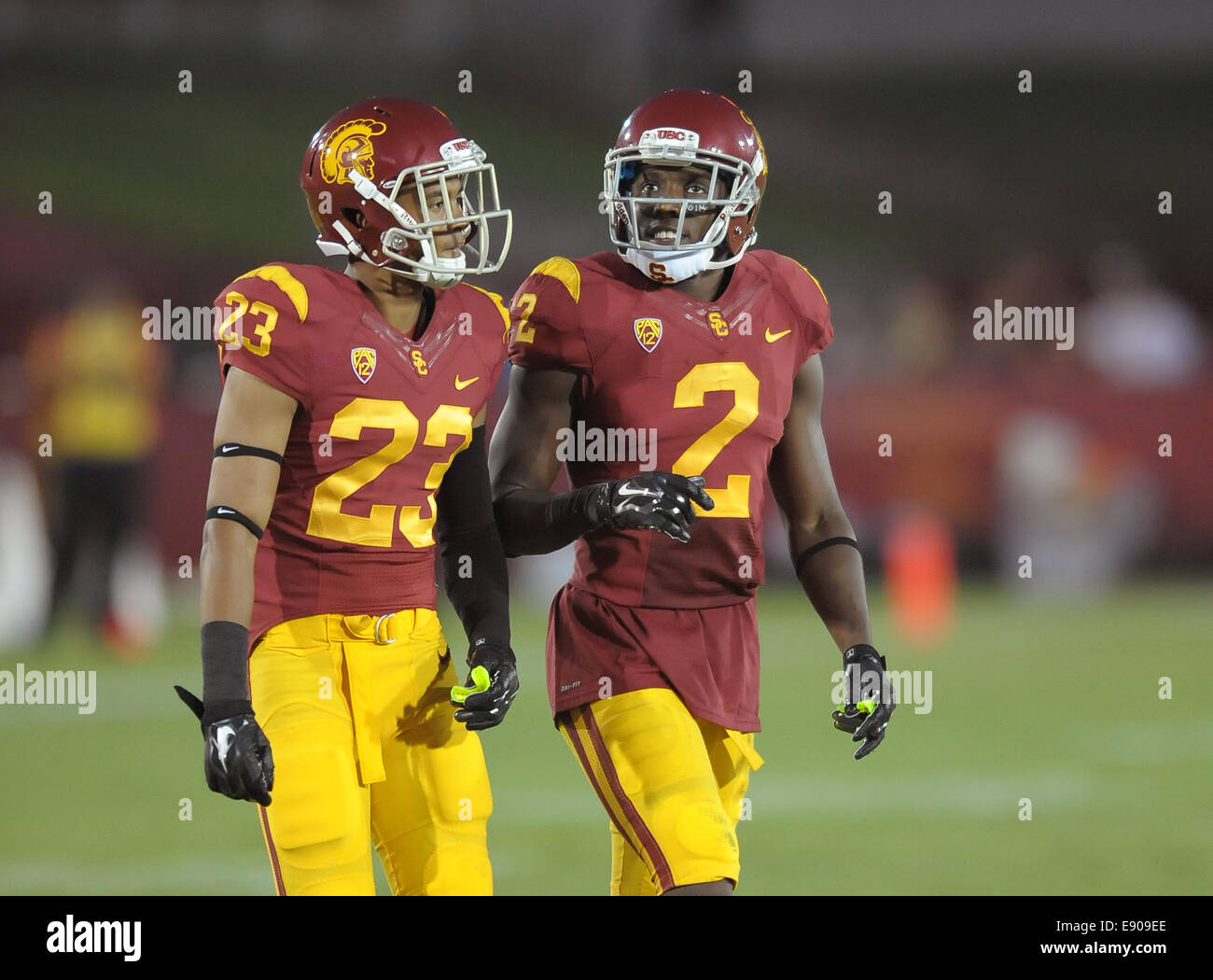 August 30, 2014, Los Angeles, CA...USC Trojans wide receiver (2) Adoree ...