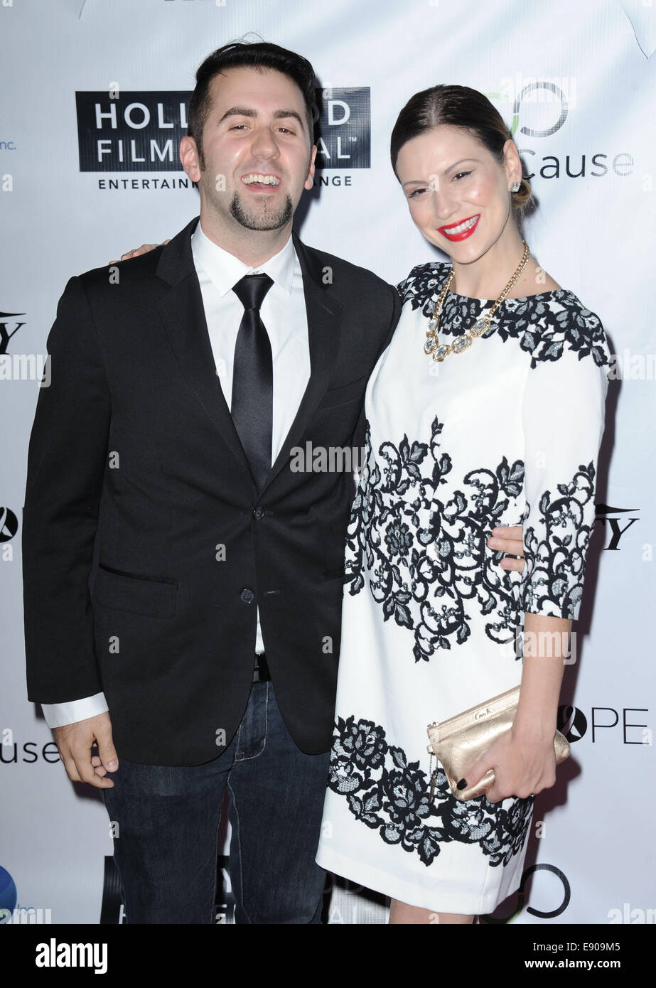 Los Angeles, California, USA. 16th Oct, 2014. Tommy Avallone, Alicia ...