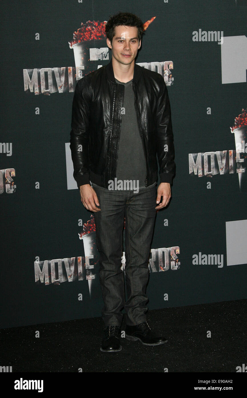 MTV Movie Awards 2014 Press Room held at the Nokia Theatre L.A. Live ...