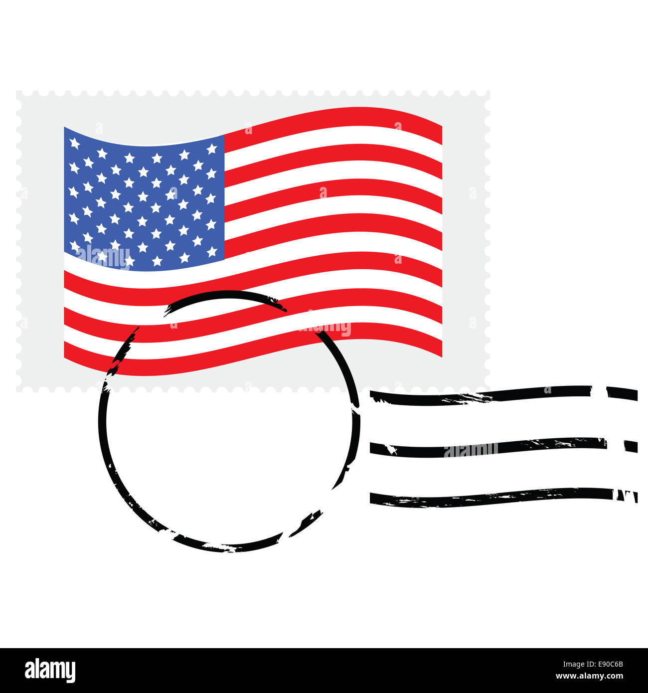 United States stamp Stock Photo - Alamy