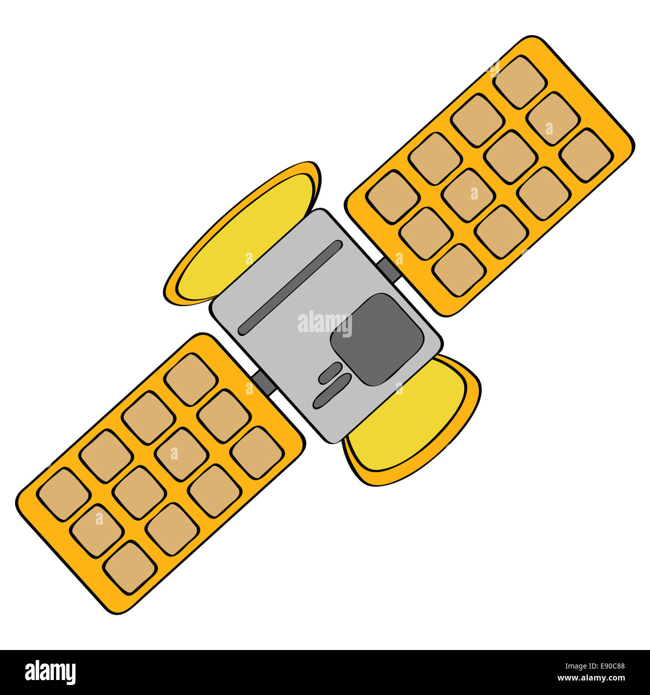 Broadcast satellite Cut Out Stock Images & Pictures - Alamy