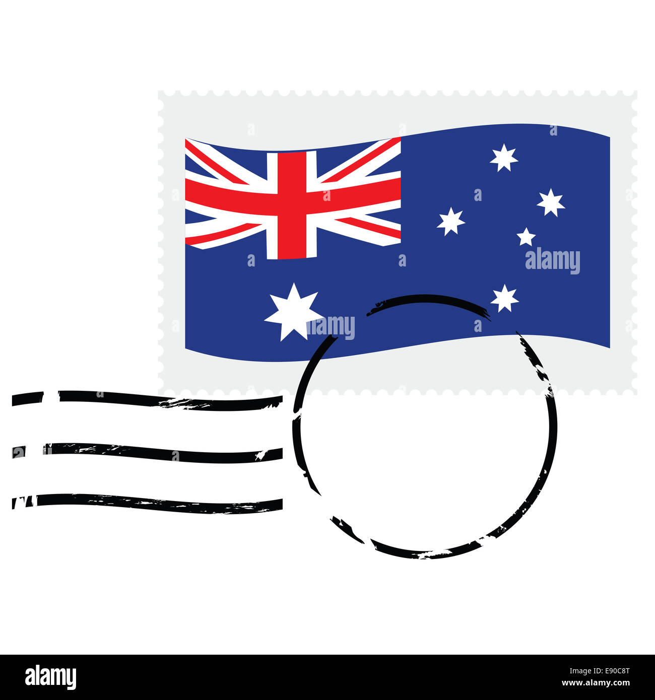 Australia stamp hi-res stock photography and images - Alamy