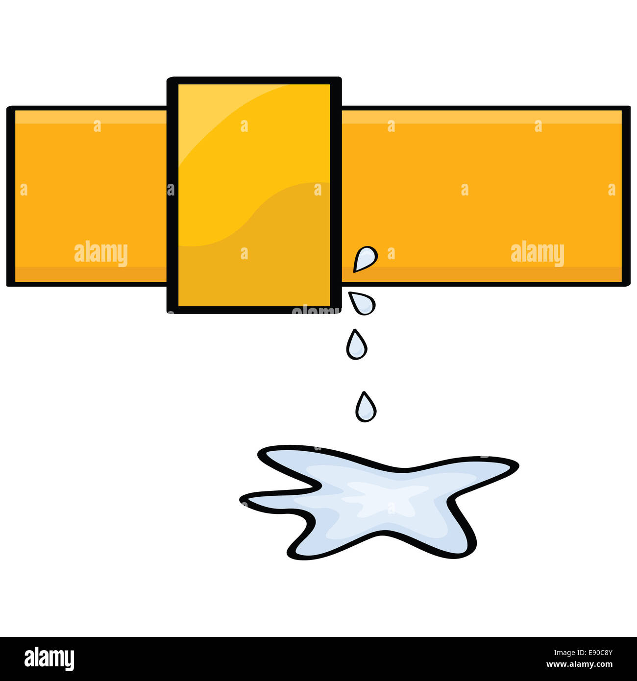 Plumbing water leak hi-res stock photography and images - Alamy