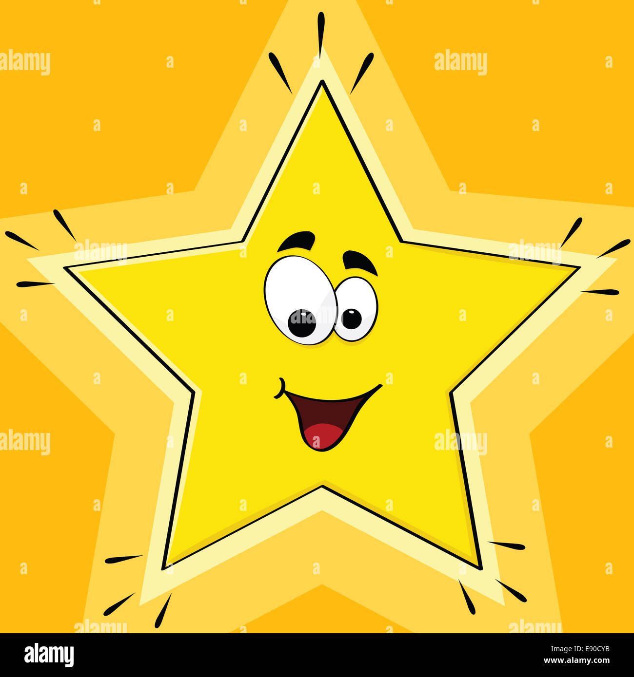 Star cartoon hi-res stock photography and images - Alamy