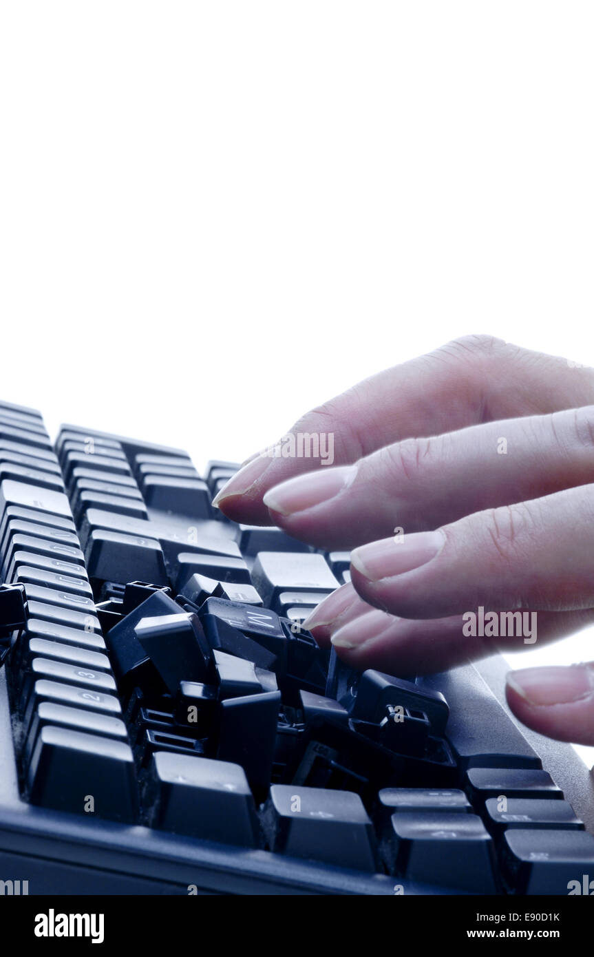 Old keyboard alte tastatur hi-res stock photography and images - Alamy