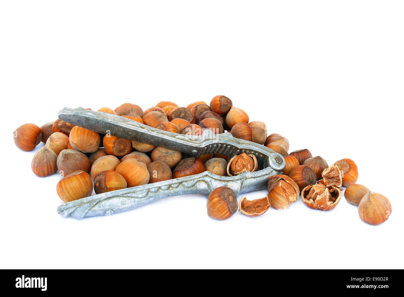 Nutcracker with hazelnuts Stock Photo - Alamy