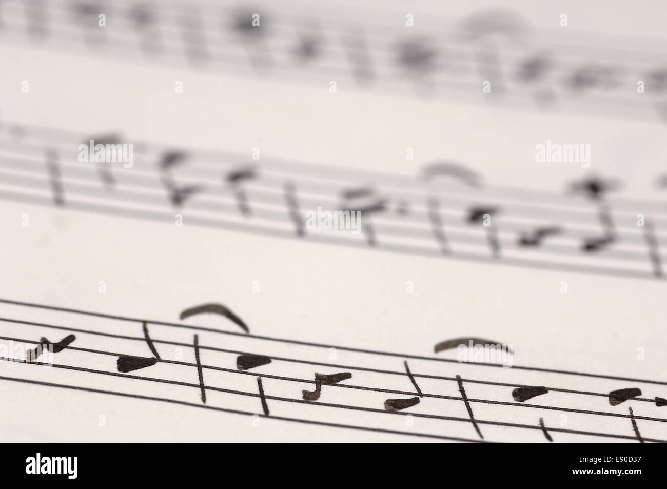 Alte notes hi-res stock photography and images - Alamy