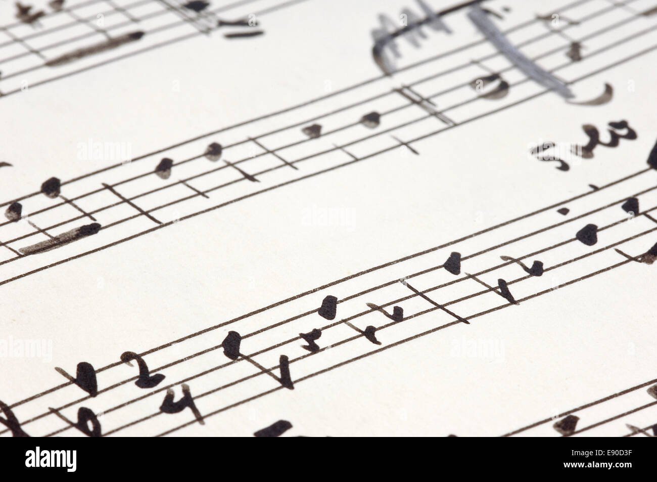 Noten alt hi-res stock photography and images - Alamy