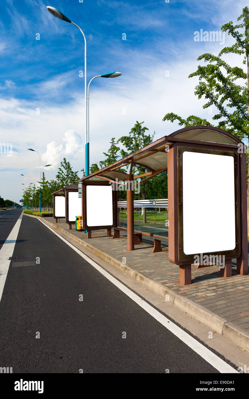 Empty bus shelter poster hi-res stock photography and images - Alamy