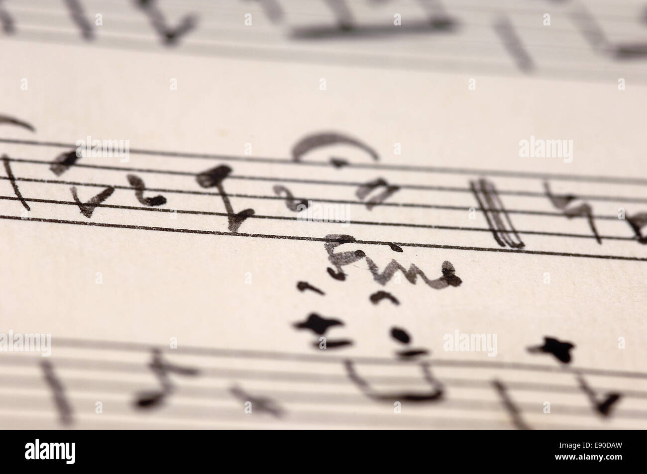 Alte noten hi-res stock photography and images - Alamy