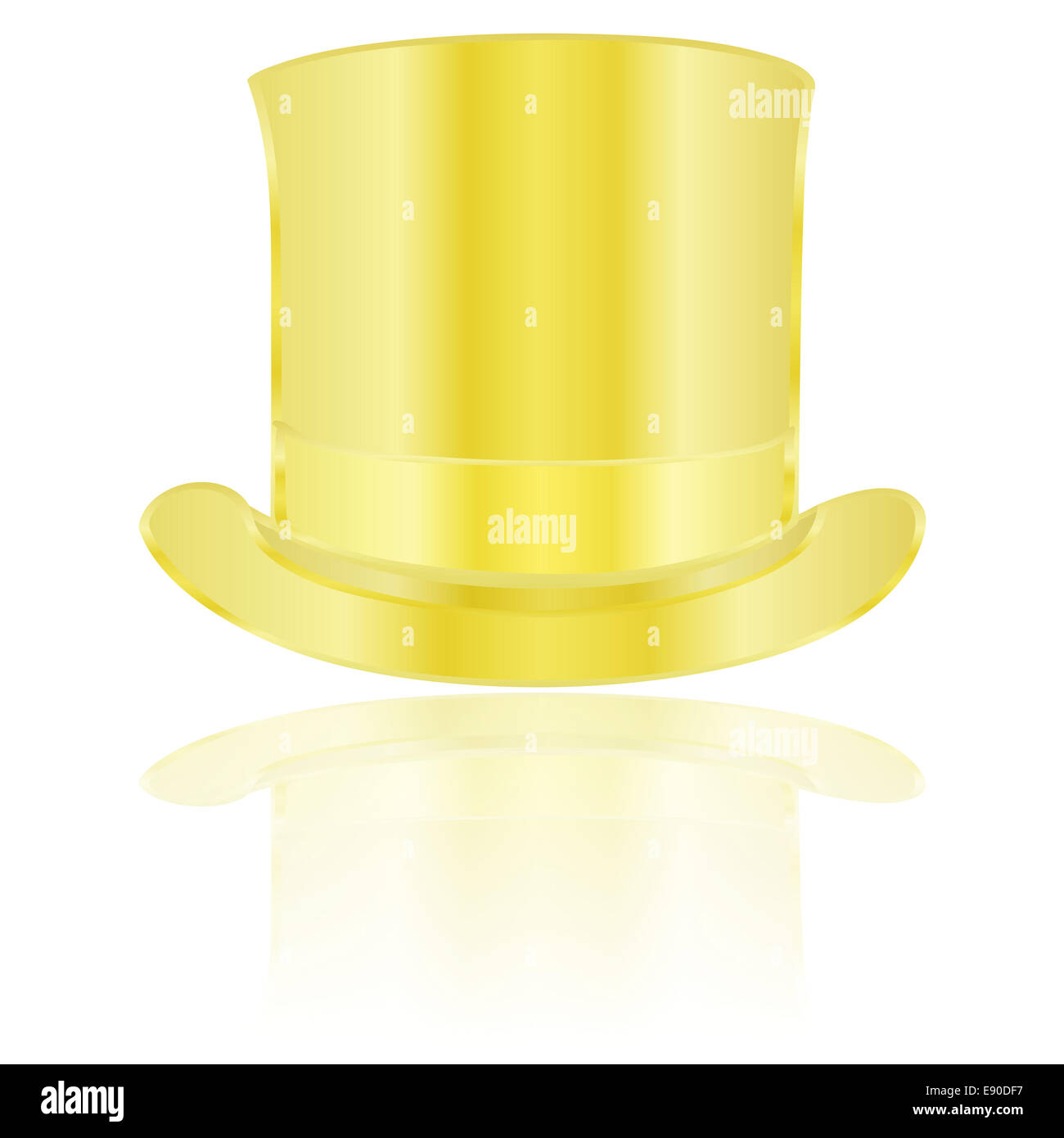 Golden top hat hi-res stock photography and images - Alamy