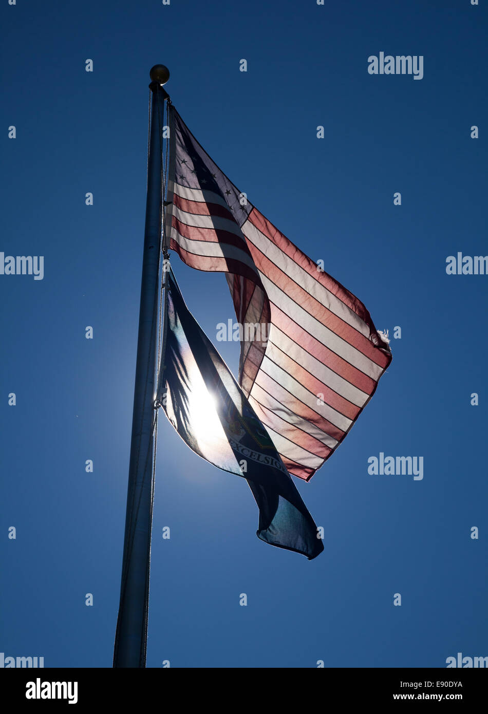 Backlit Sun Flag High Resolution Stock Photography and Images - Alamy