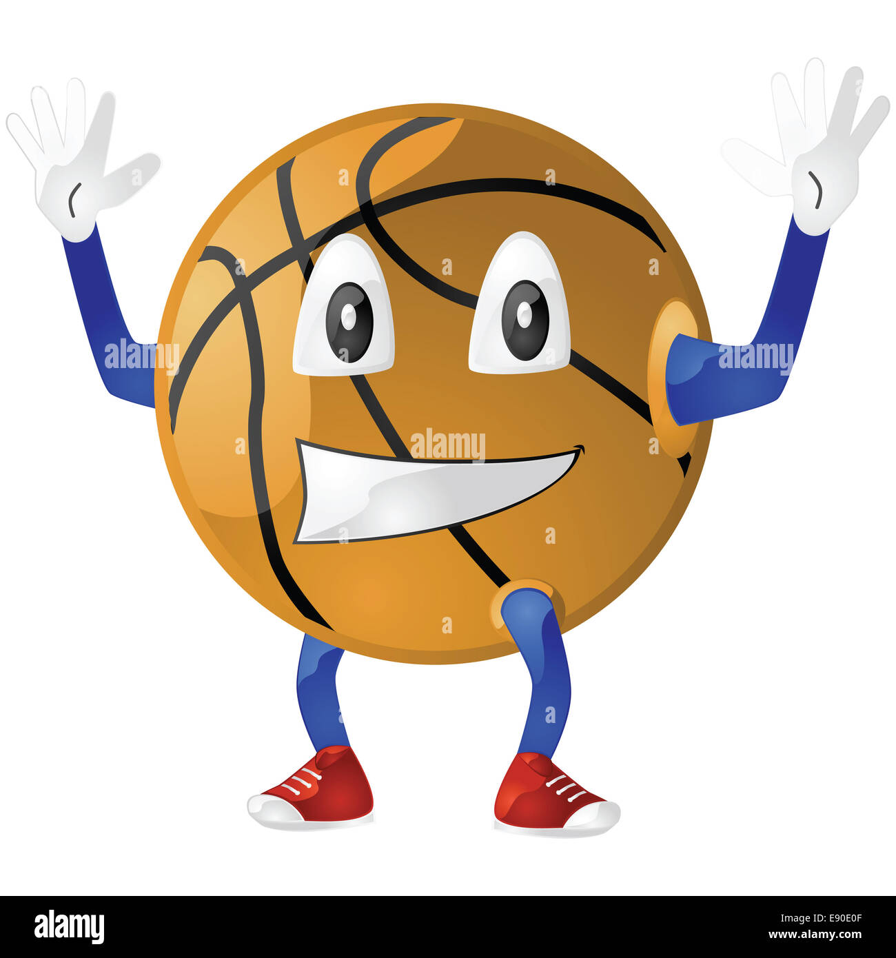 Basketball cartoon hi-res stock photography and images - Alamy