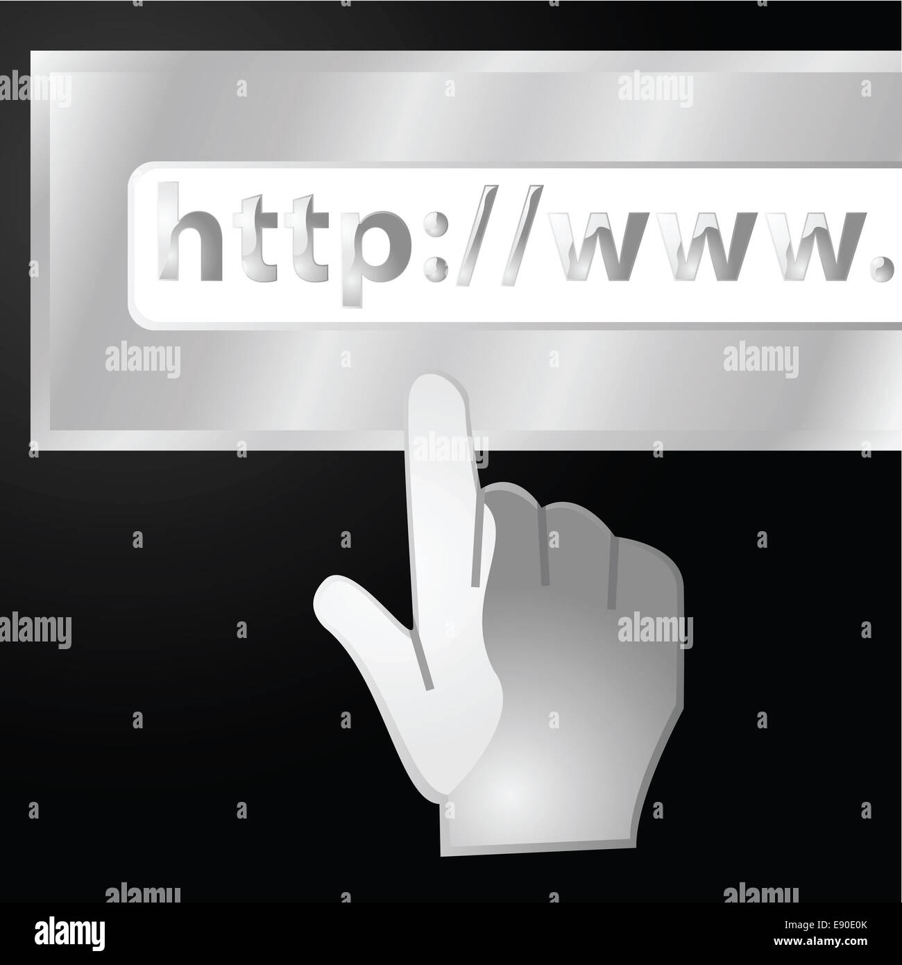 Address web page hi-res stock photography and images - Alamy