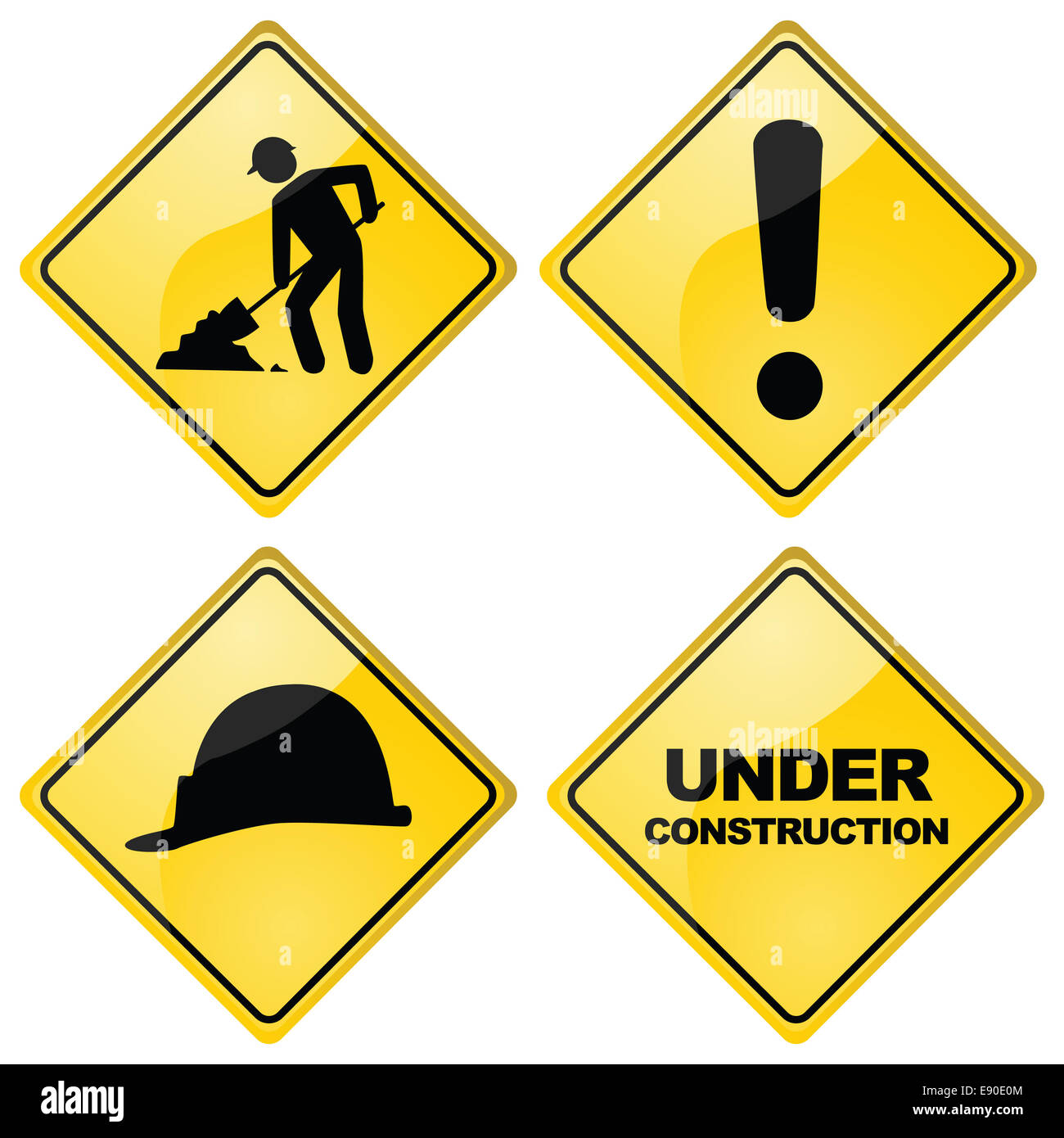 Construction Signs High Resolution Stock Photography and Images - Alamy