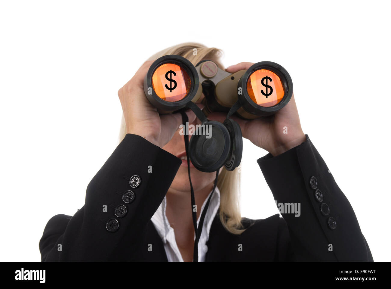 Entrepreneur looking to the future Stock Photo - Alamy