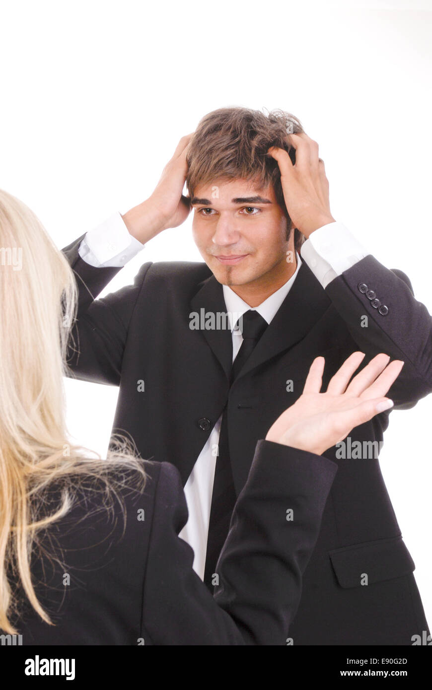 Haare raufen hi-res stock photography and images - Alamy