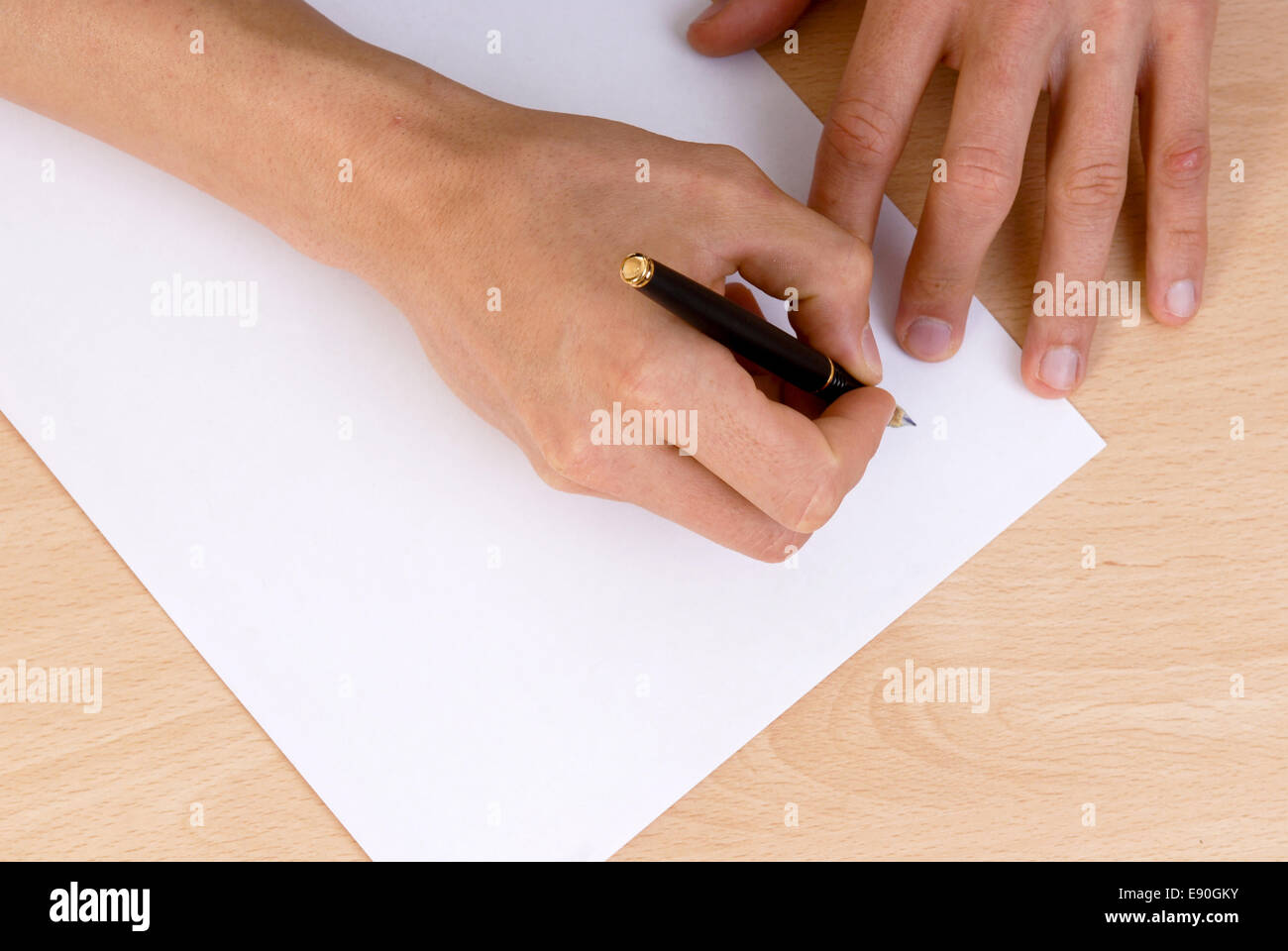 Write a letter Stock Photo - Alamy