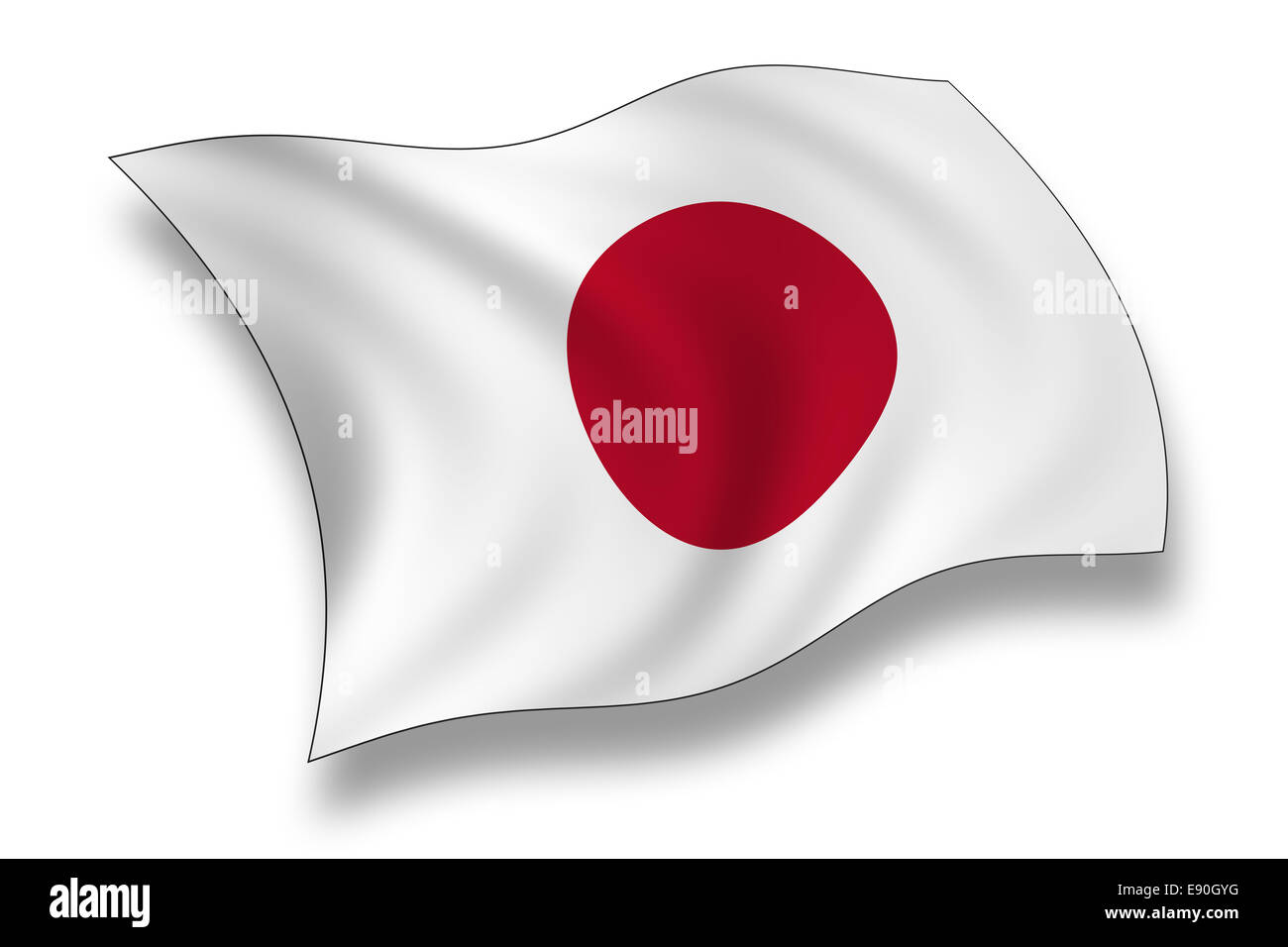 Flag of Japan Stock Photo - Alamy