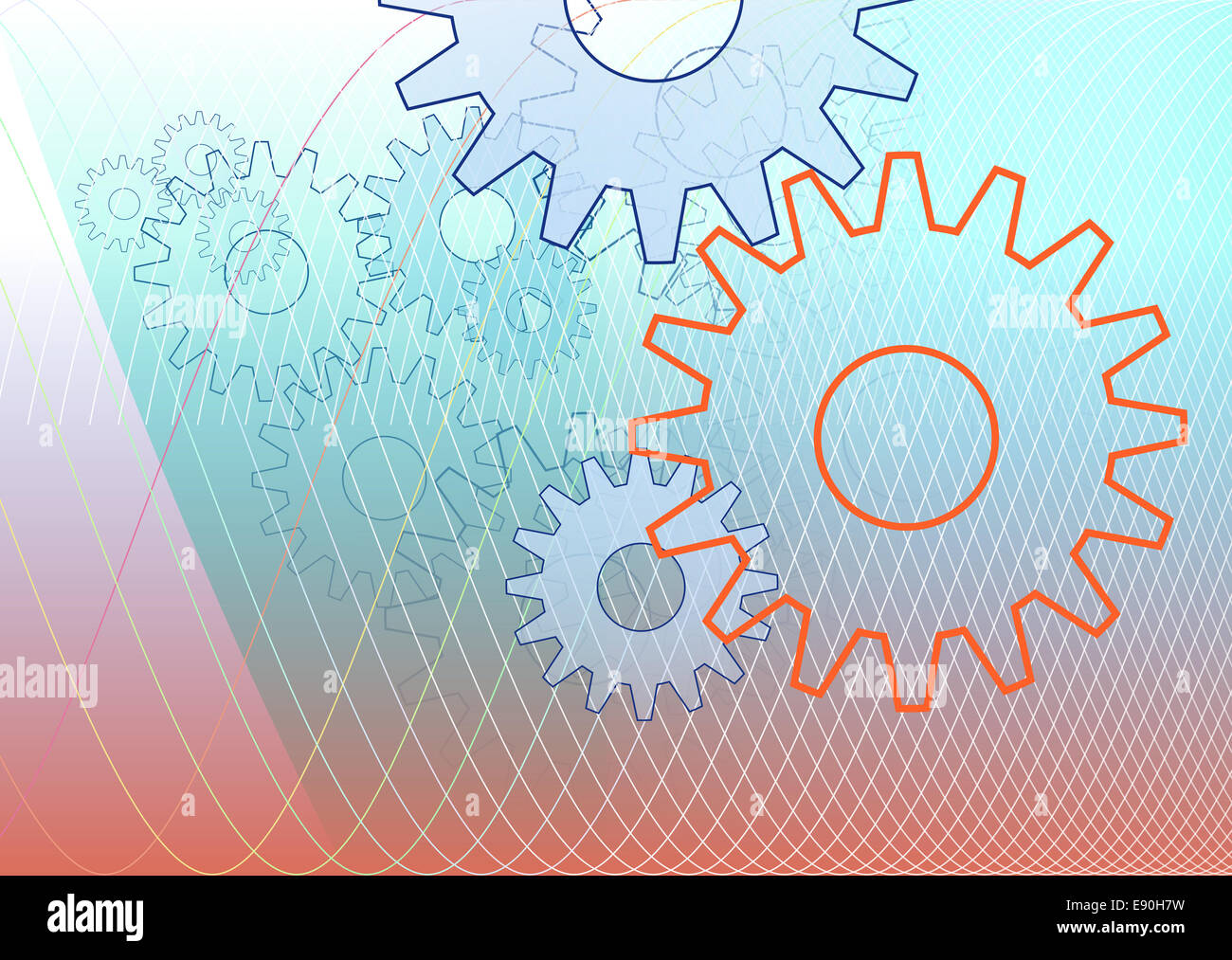 Gears background hi-res stock photography and images - Alamy