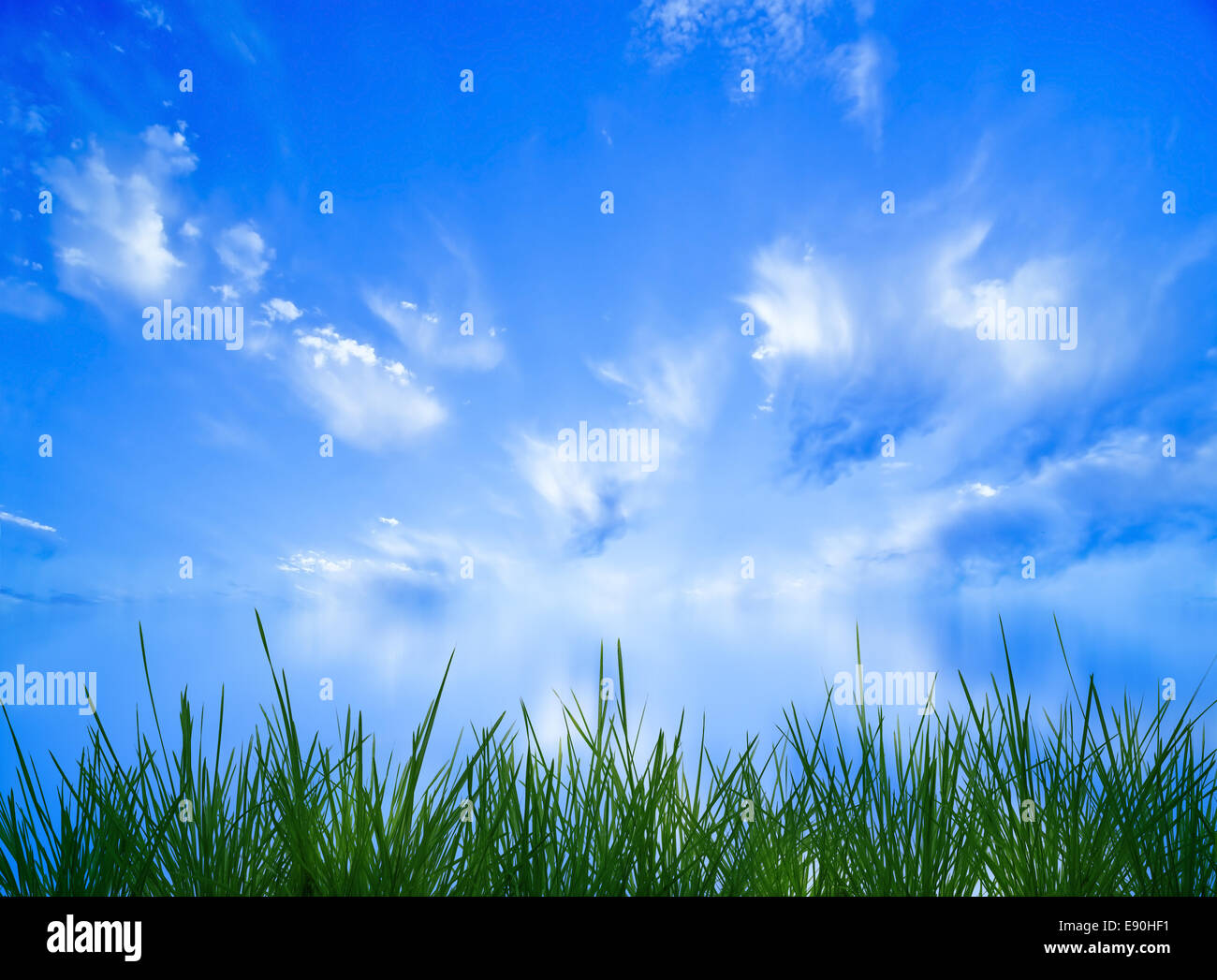 beautiful blue sky panorama Stock Photo - Alamy