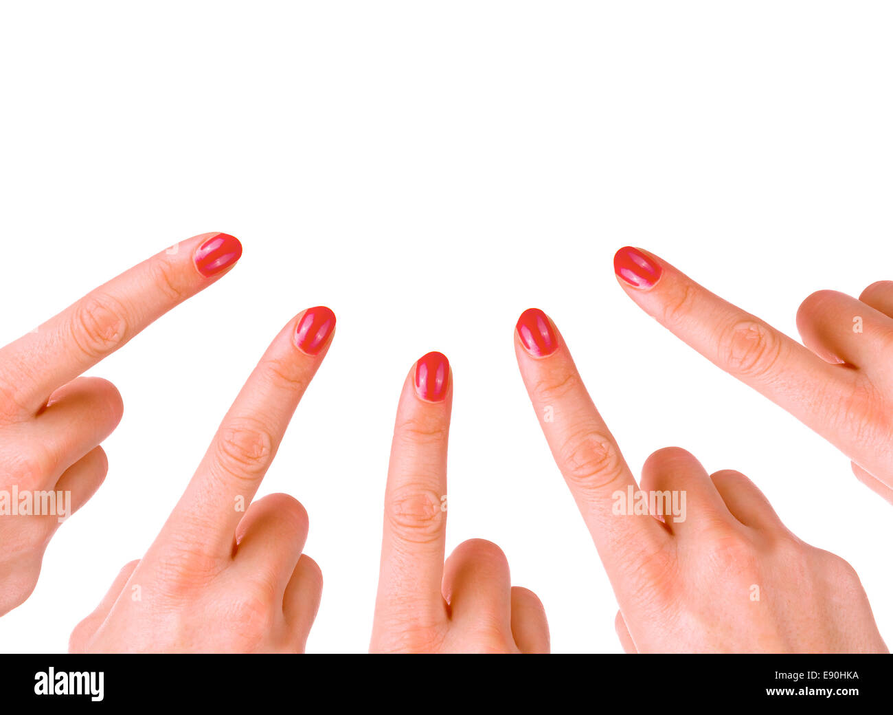 Hand anzeigen hi-res stock photography and images - Alamy