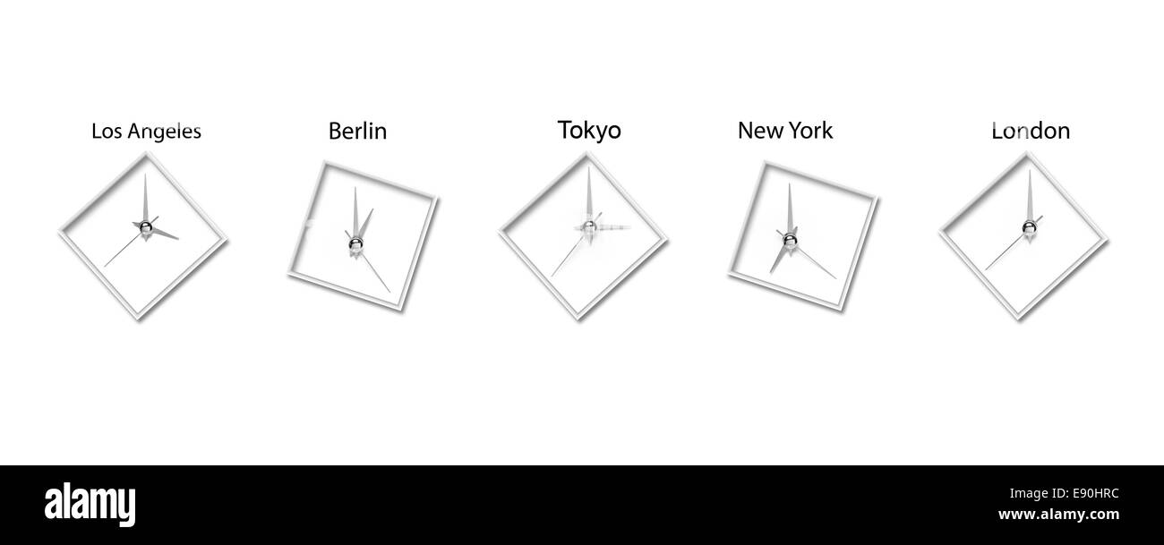 London clocks Cut Out Stock Images & Pictures - Alamy