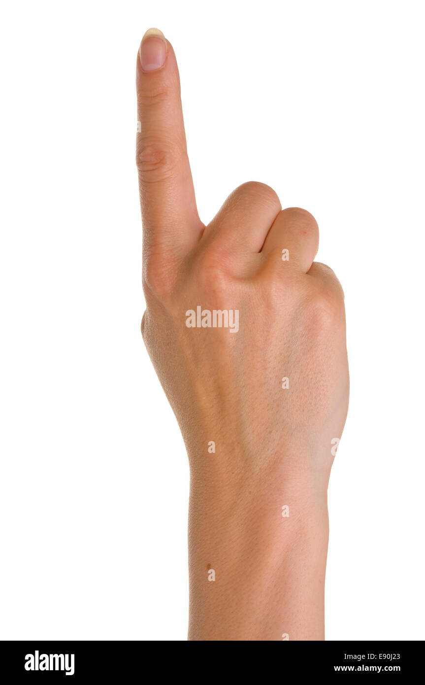 Hand zeigefinger hi-res stock photography and images - Alamy